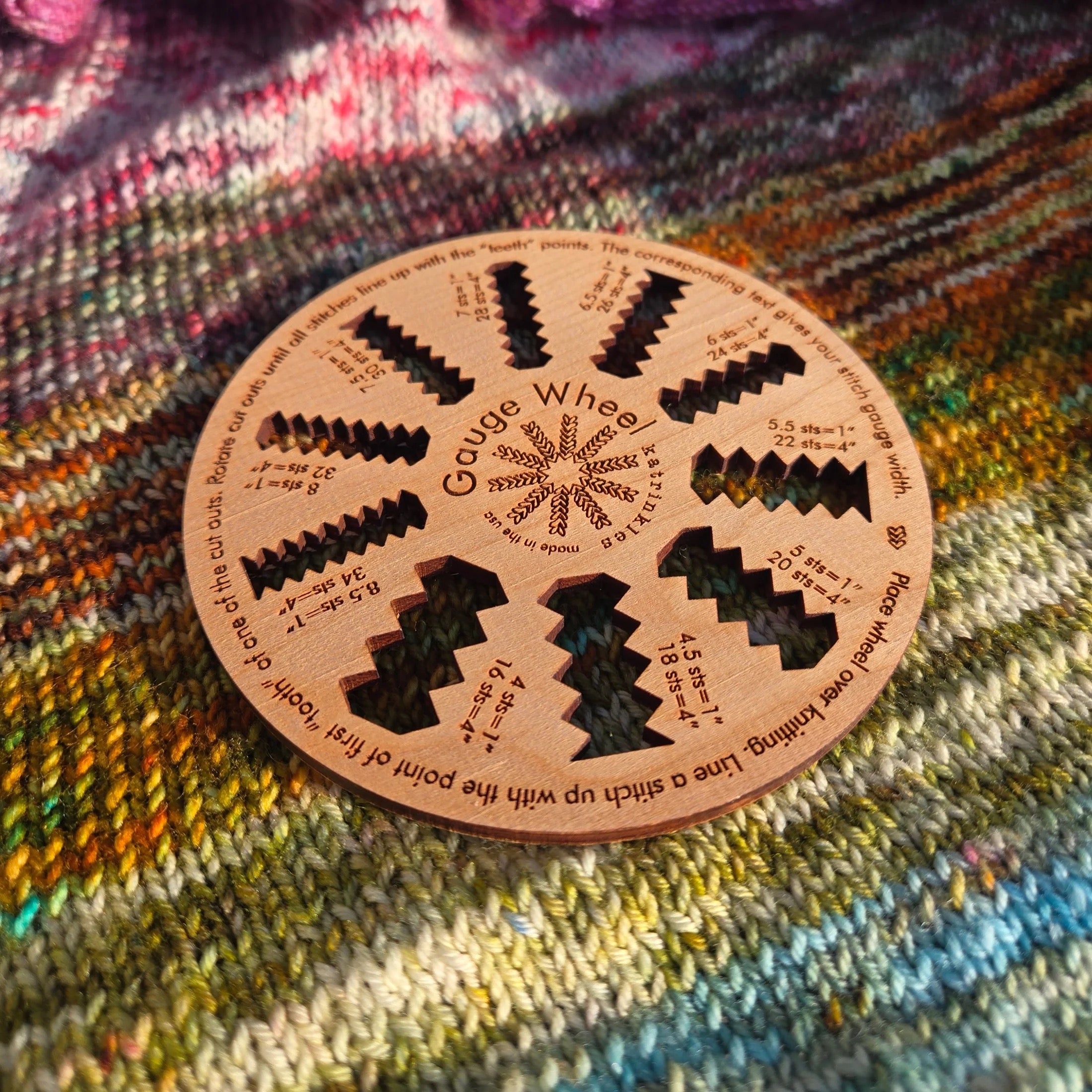 Gauge Wheel – The Traveling Yarn Yogi